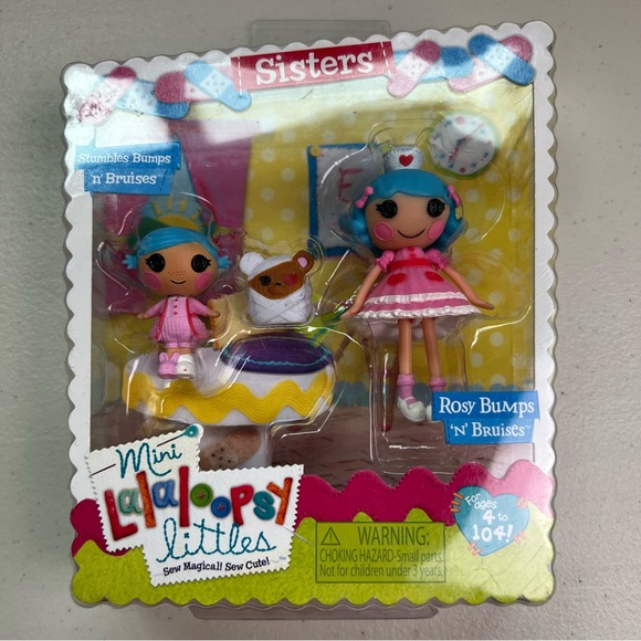 lalaloopsy | Toys | Mini Lalaloopsy Littles New Rosy Bumps N Bruises Sisters Stumbles | Poshmark